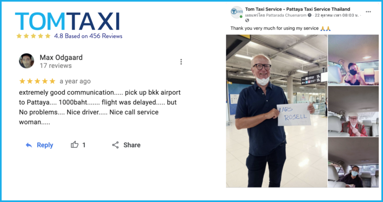 Tom Pattaya Taxi | Pattaya To Bangkok Taxi. Start 1,000 Baht